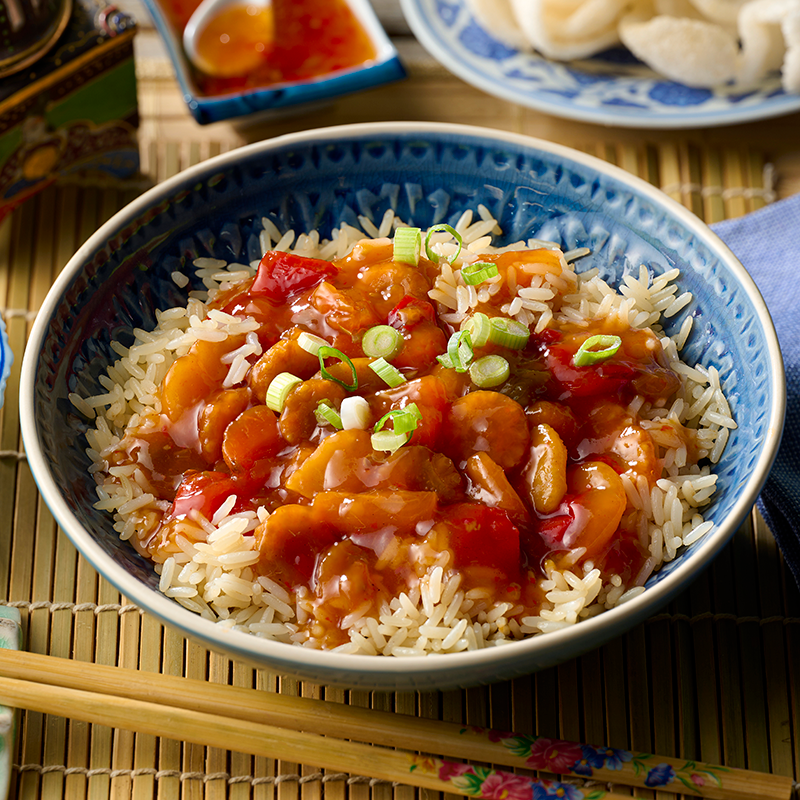 Vegetable Sweet & Sour with Rice | Parsley Box