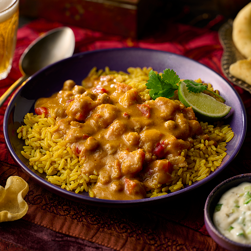 Vegetable Korma with Rice | Parsley Box